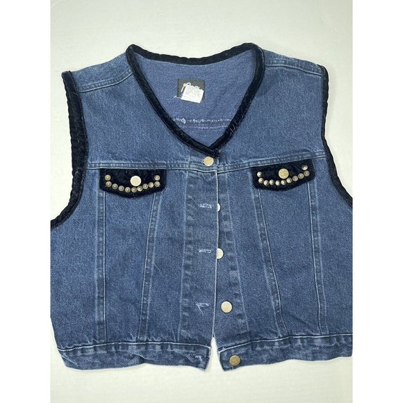 Roper | Jackets & Coats | Roper Women Jean Shirt Blue Denim Button ...